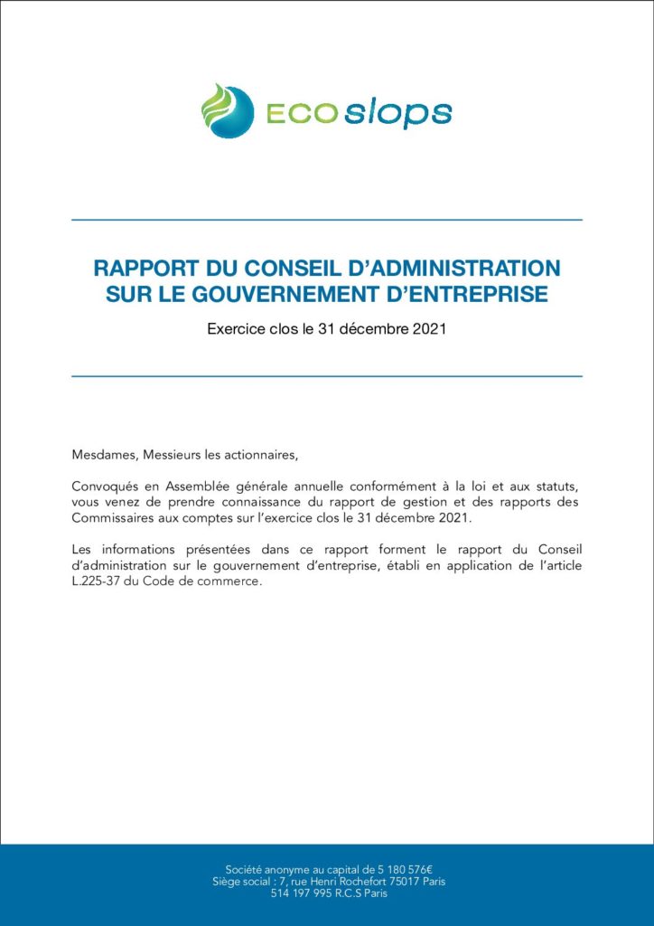 Documentation center – Ecoslops